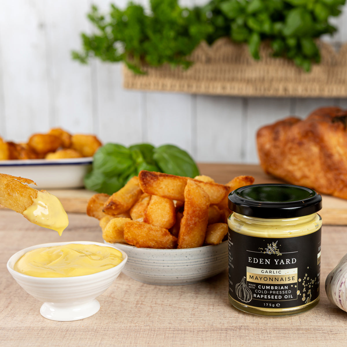 Garlic Mayonnaise – Eden Yard Rapeseed Oil